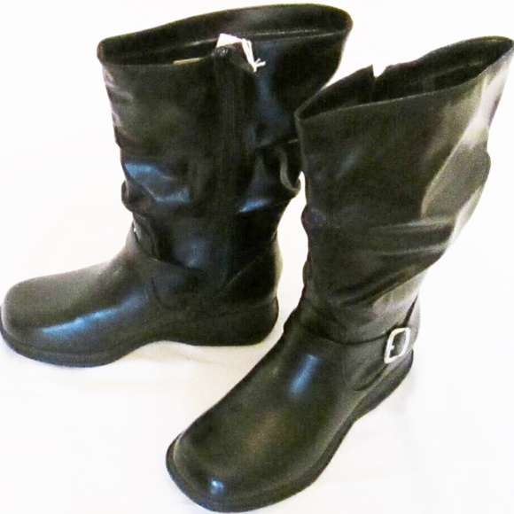 smartfit | Shoes | Smartfit Girls New Size 15m Boots 15wedge Heel ...